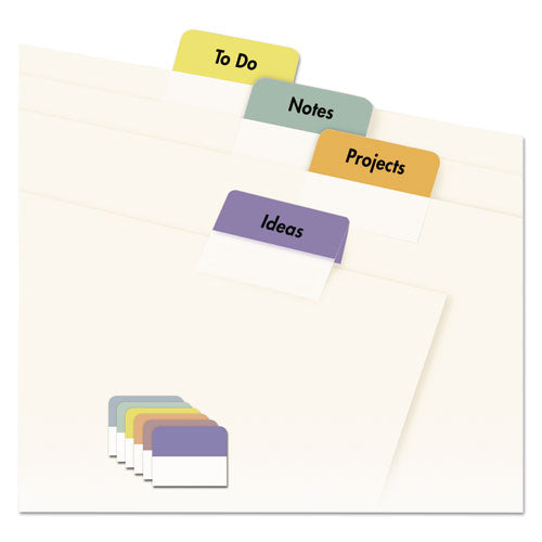 AVERY Printable Plastic Tabs With Repositionable Adhesive, 1-5-cut Tab ...